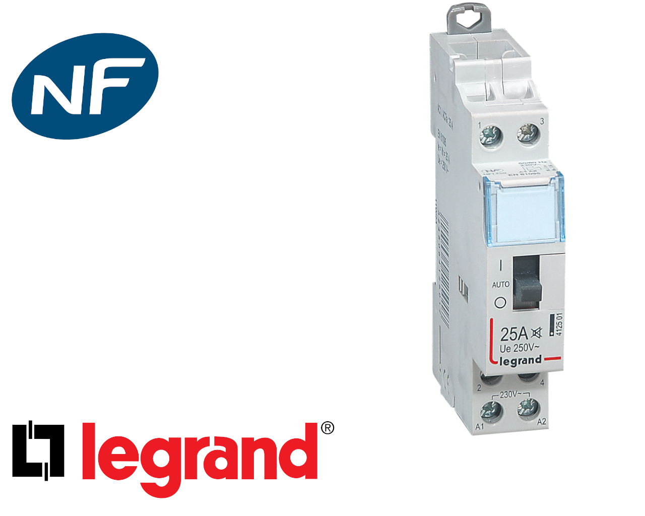 Contacteur jour nuit 25A 2NO Legrand CX³ | Contacteur jour nuit