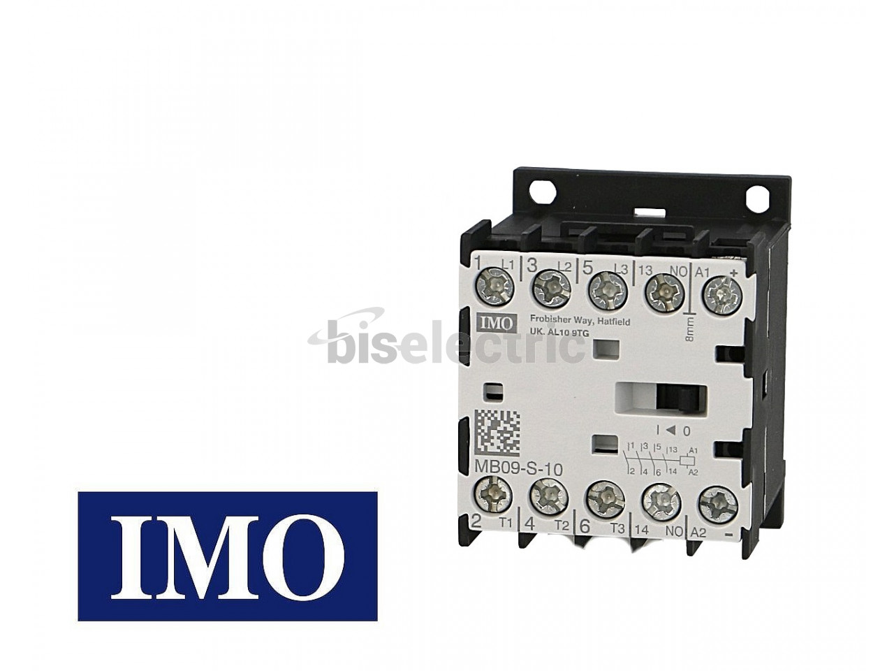 Mini contacteur IMO MB09 4NO 24 à 400VAC | Mini contacteur 220V chez bis-electric