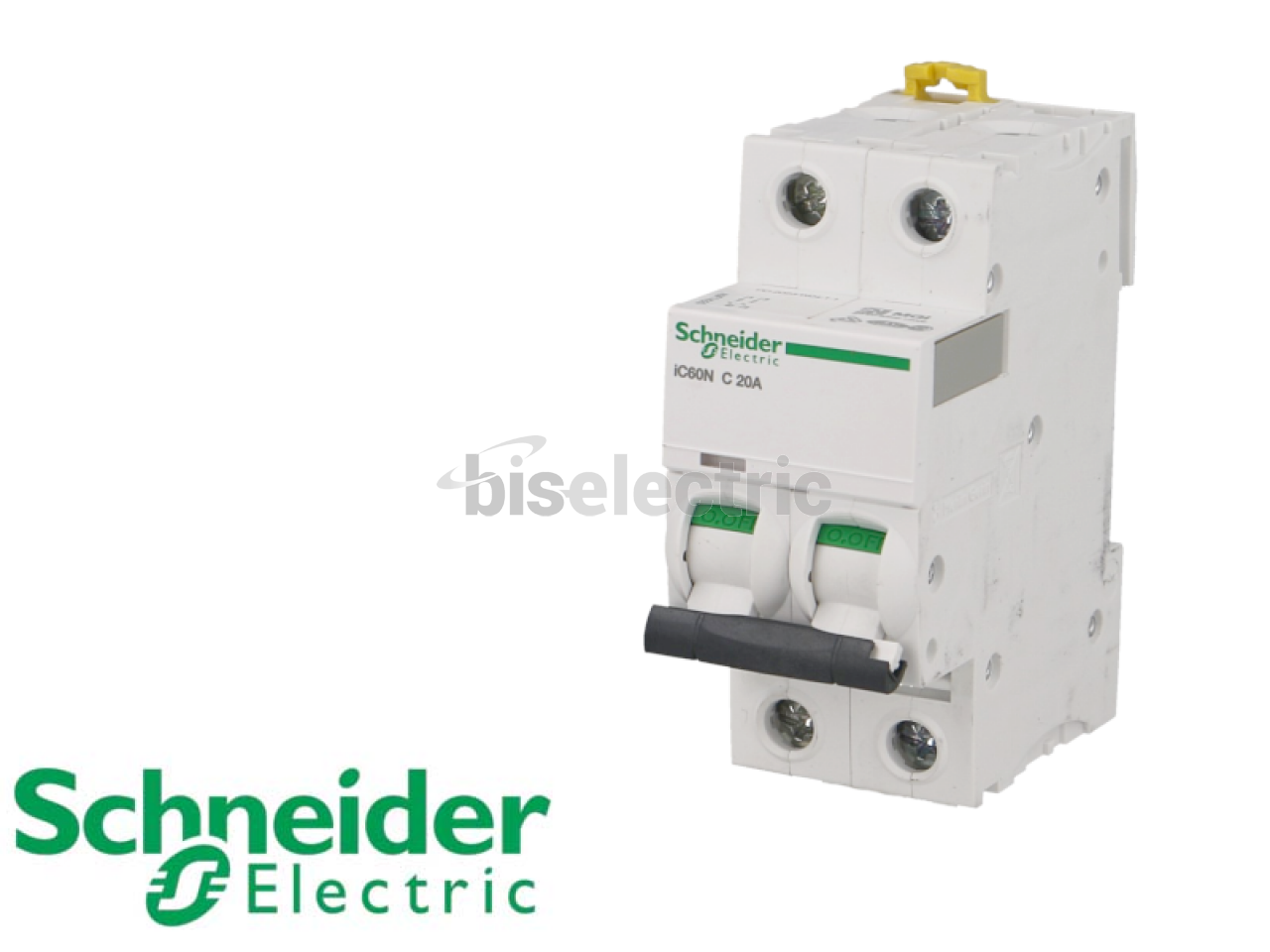 Disjoncteur Bipolaire courbe C Schneider Acti9 iC60N | Disjoncteur bipolaire chez bis-electric