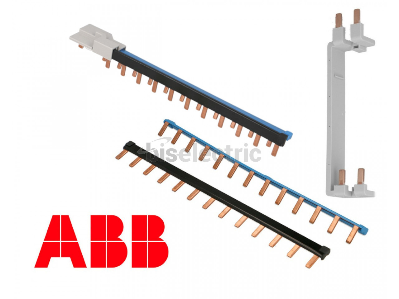 Peigne disjoncteur et interrupteur différentiel à vis / auto ABB | Peigne tableau electrique ...
