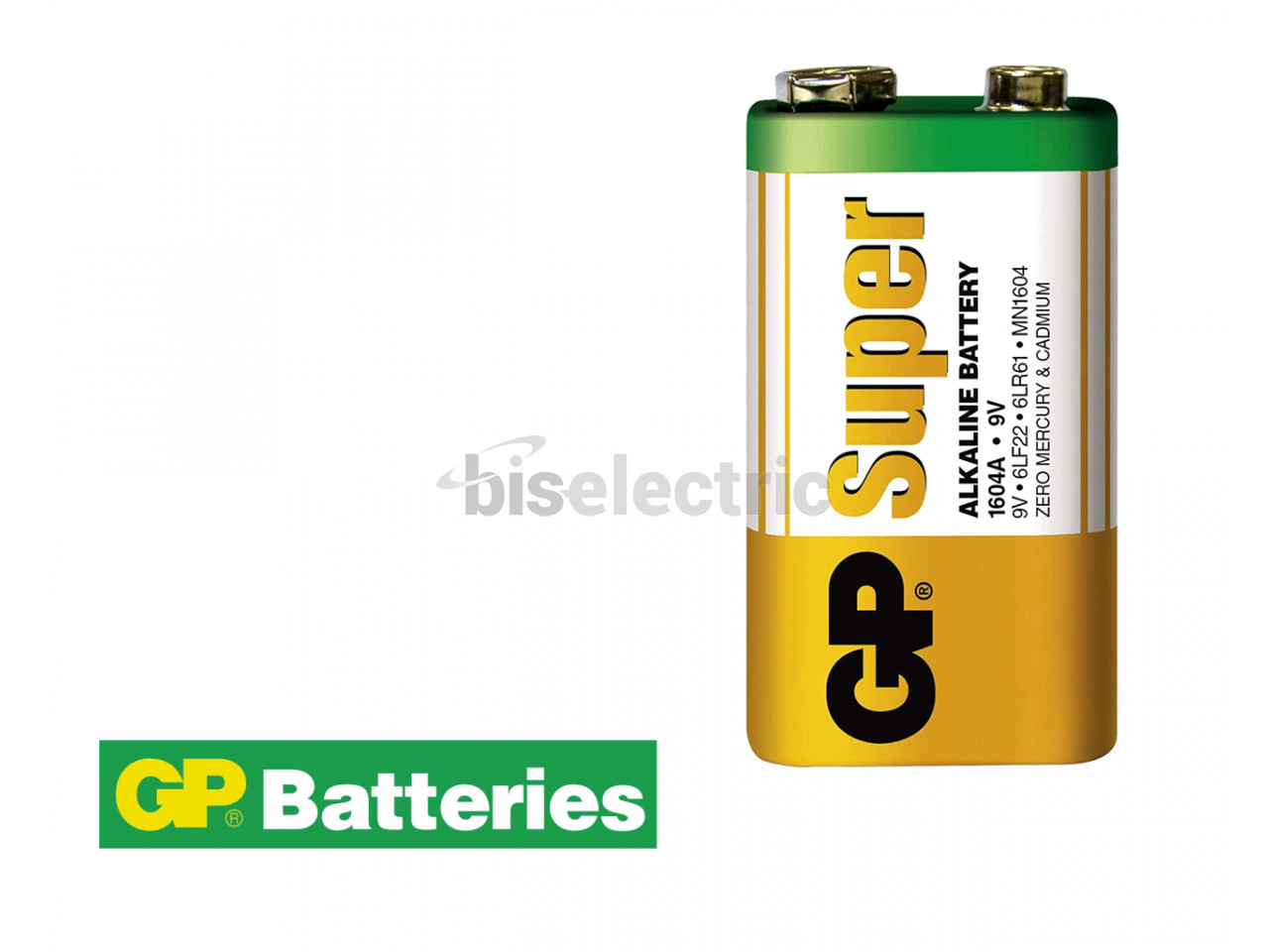 Pile Super alcaline 6LR61 - 9V | Piles alcalines : LR3, LR6, LR14, 6LR61 et MN21 chez bis-electric