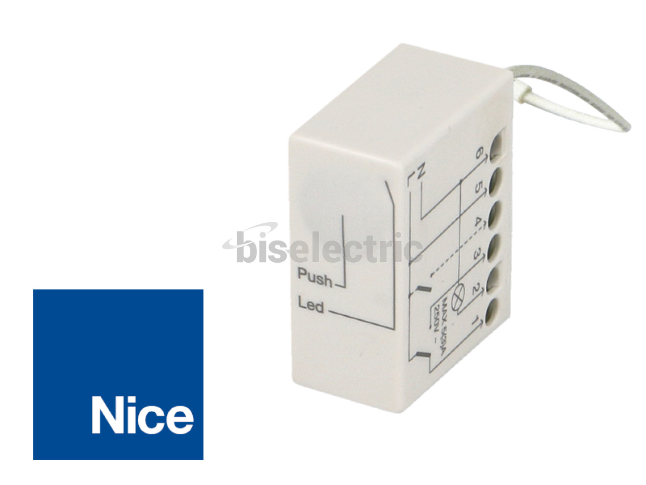 Récepteur radio universel à contact sec Nice Tag | Telecommande portail ...