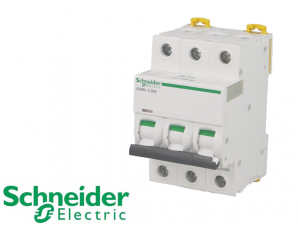 Disjoncteur Tripolaire courbe C Schneider Acti9 iC60N | Disjoncteur tripolaire chez bis-electric