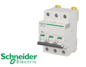 Disjoncteur Tripolaire courbe D Schneider Acti9 iC60N | Disjoncteur tripolaire chez bis-electric