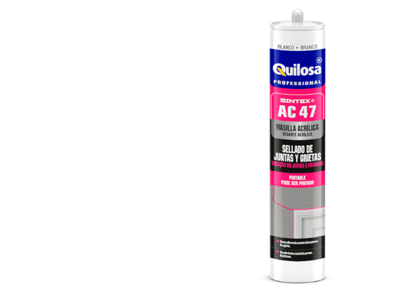 Mastic acrylique blanc en cartouche de 300ml | Mastic & colle