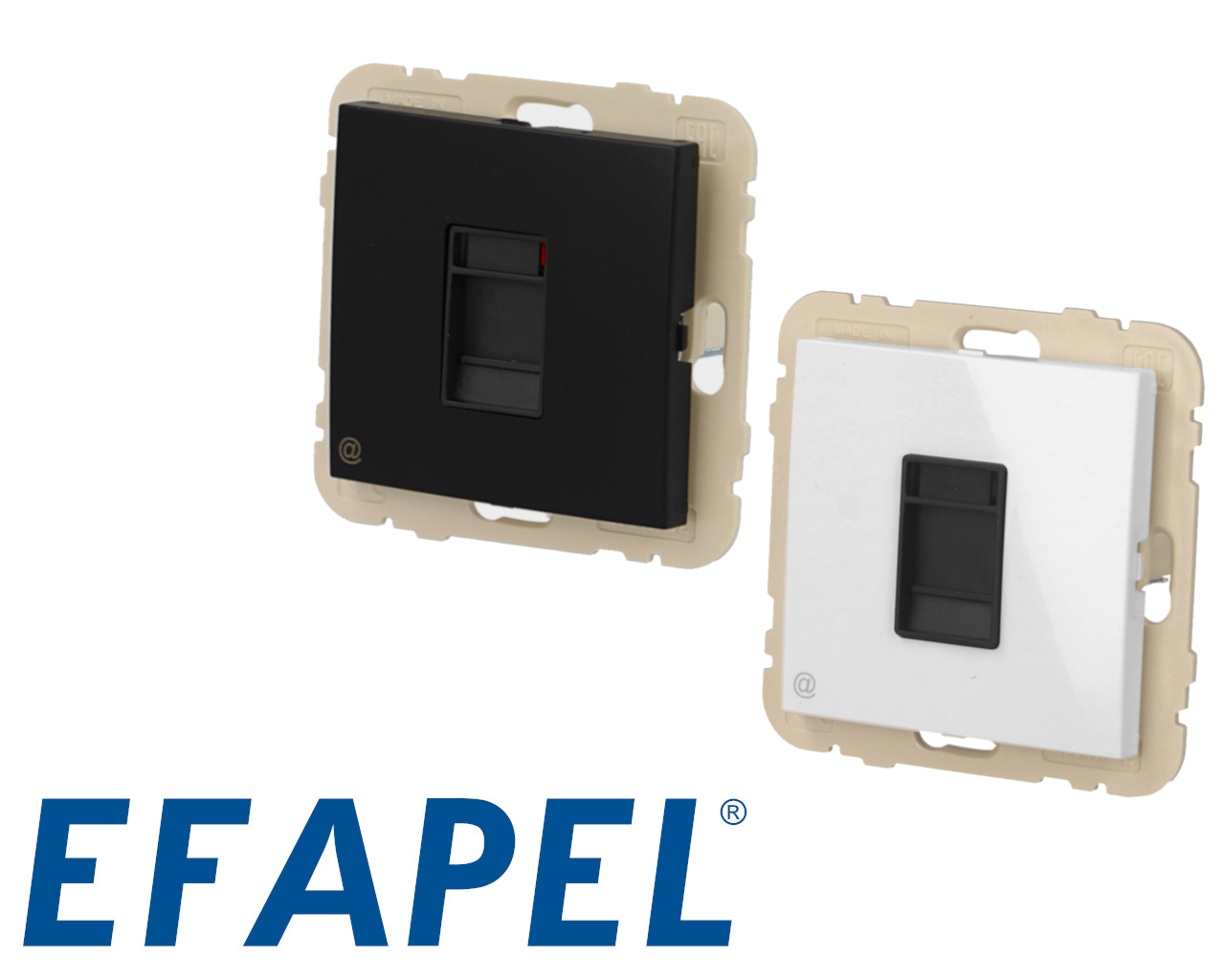 Prise RJ45 cat.6 Efapel Logus 90 | Prise murale RJ45 & Ethernet