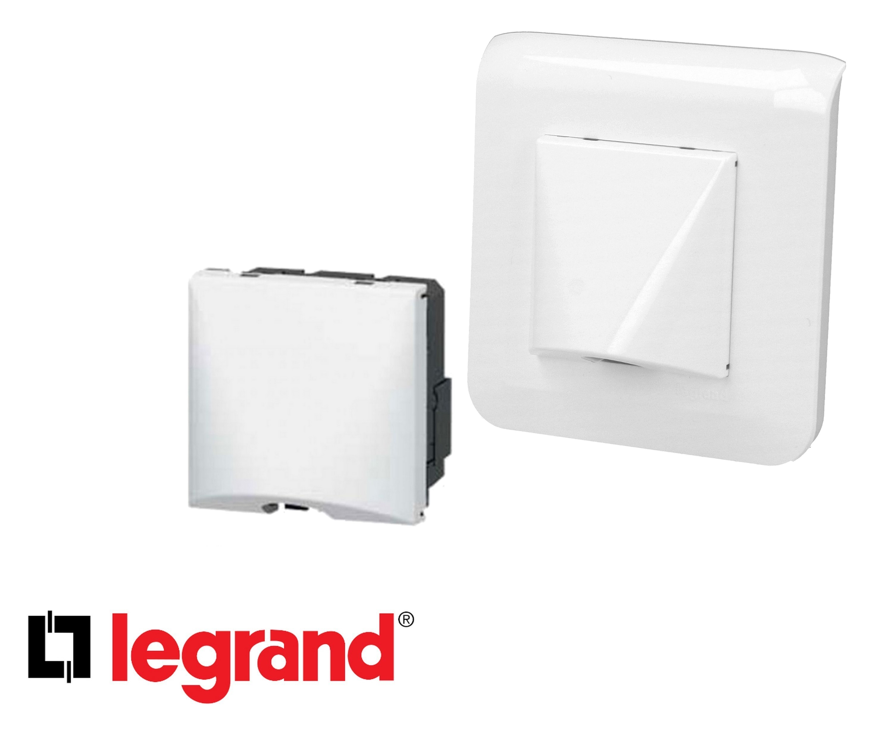 Sortie de câble Legrand Mosaic | Cache prise murale