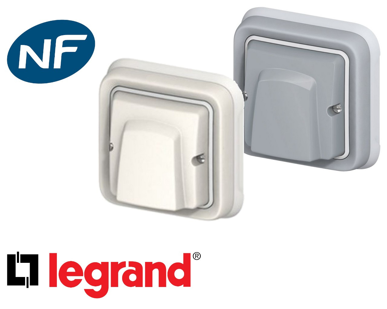 Sortie de câble Plexo™ Legrand | Cache prise murale