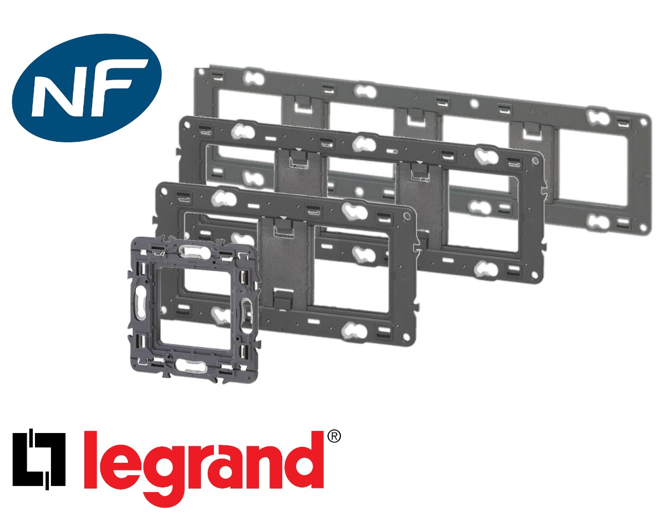 Cadre support Legrand Mosaic | Plaque de finition