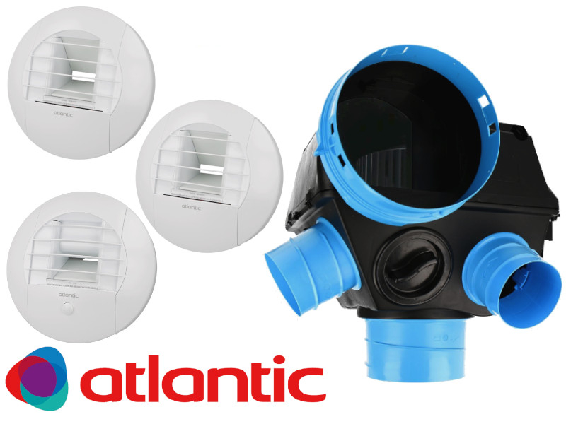 Kit VMC hygroréglable "Hygrocosy" à suspendre | VMC simple flux